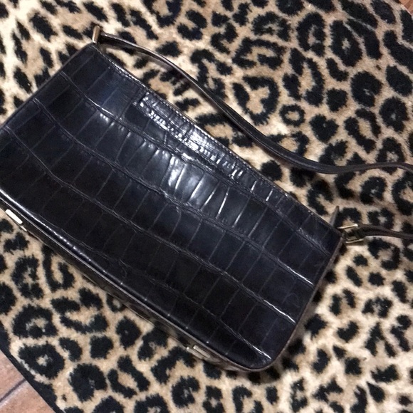 Adrienne Vittadini | Bags | Croc Embossed Mini Bag Small | Poshmark
